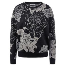 Peter Hahn - Rundhals-Pullover, schwarz, Gr. 36 / S
