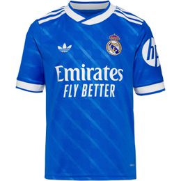 Adidas Real Madrid 25-26 3rd Teamtrikot Kinder - Gr&ouml;&szlig;e 128 - blau