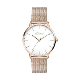 s.Oliver Damenuhr Classic Mesh Medium SO-4464-MQ