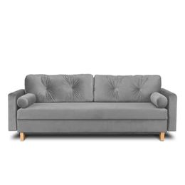 KONSIMO Einzelsofa Eriso grau Ma&szlig;e (cm): B: 220 H: 80 Sofas > Sofas nach Material > Stoffsofas &raquo; Sofa DE