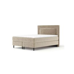 maison de r&ecirc;ve Boxspringbett beige Ma&szlig;e (cm): B: 145 H: 123 &raquo; M&ouml;bel Kraft