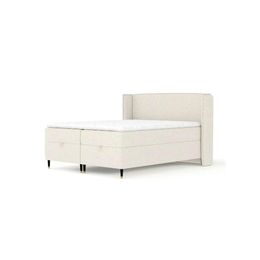 maison de r&ecirc;ve Boxspringbett mit Stauraum Monpelli creme Ma&szlig;e (cm): B: 158 H: 117 &raquo; M&ouml;bel Kraft
