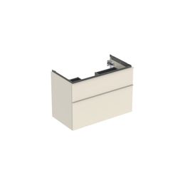 Geberit Waschtischunterschrank iCon 88,8x61,5x47,6cm, 2 L, sa hgl/Gr. sa ma (502305JL1)