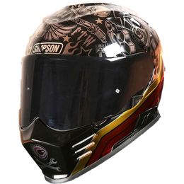Simpsons Simpson Venom Tattoo, Integralhelm