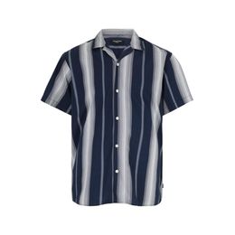 Jack & Jones Plus Jack & Jones Plus Hemd 'JPRBLAPALERMO' Herren Gr&ouml;&szlig;e XXL navy / hellgrau / wei&szlig;