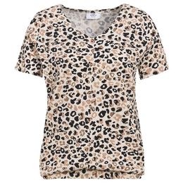 Gina Benotti Damen T-Shirt in gekreppter Struktur