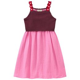 Topolino M&auml;dchen Musselin-Kleid mit Stricktop