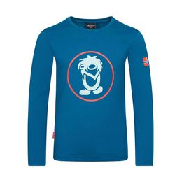 Trollkids Longsleeve "Troll" in Blau - 31% | Gr&ouml;&szlig;e 140 | Kinder-longsleeves