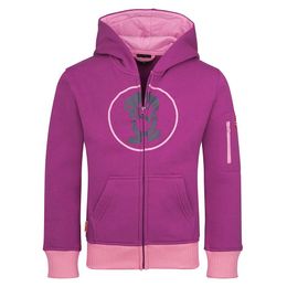 Trollkids Sweatjacke "Sortland" in Lila - 39% | Gr&ouml;&szlig;e 152 | Kinder-sweatshirts-jacken