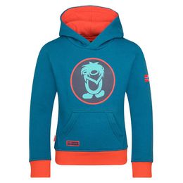Trollkids Hoodie "Troll" in T&uuml;rkis - 44% | Gr&ouml;&szlig;e 110 | Kinder-sweatshirts-jacken