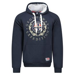 Geographical Norway Hoodie "Giger" in Dunkelblau - 57% | Gr&ouml;&szlig;e L | Herren-sweatshirts-jacken