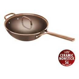 Zwilling Milano Wok mit Glasdeckel 30 cm, Aluminium