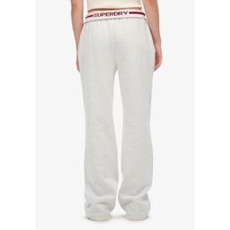 Superdry Damen Sweathose &raquo;ESSENTIAL LOGO LR FLARE JOGGER&laquo; wei&szlig; M, N-Gr
