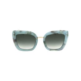 ISABEL MARANT &Eacute;TOILE Damen-Sonnenbrille in T&uuml;rkis-Gold/ Gr&uuml;n - 75% | Gr&ouml;&szlig;e 53 | Damen-brillen