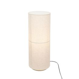 Collet's Monde Stehleuchte, Beige, Metall, Kunststoff, Textil, zylindrisch,zylindrisch, 83 cm, RoHS, CE, Fu&szlig;schalter, Textilschirm, Lampen & Leuchten, Innenbeleuchtung, Stehlampen, Stehlampen