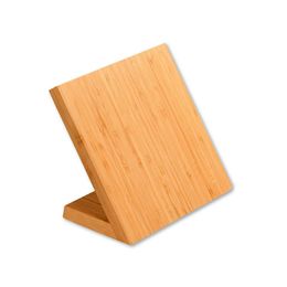 Kesper Messerblock, Eiche, Holz, Bambus, 20x13x23 cm, FSC 100%, magnetisch, Kochen, K&uuml;chenmesser, Messersets