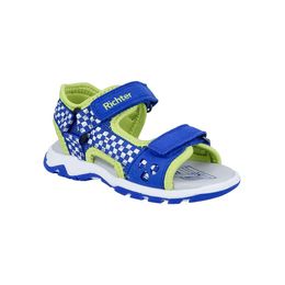 Richter Shoes Sandalen "Leon" in Blau/ Gelb - 48% | Gr&ouml;&szlig;e 32 | Kindersandalen