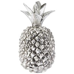 Ambia Home Dekoananas, Silber, Kunststoff, 28 cm, Kunsthandwerk, stehend, zum Stellen, Dekoration, Skulpturen & Dekoobjekte, Dekoobjekte