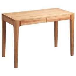 Boxxx Schreibtisch, Kernbuche, Holz, Kernbuche, massiv, 2 Schublade(n) Schubladen, rechteckig, eckig, 55x76x110 cm, Stauraum, Arbeitszimmer, Schreibtische, B&uuml;rotische