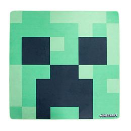 Minecraft Kinderteppich, Gr&uuml;n, Textil, Gaming, quadratisch, 120x2x120 cm, pflegeleicht, leicht zusammenrollbar, Teppiche & B&ouml;den, Teppiche, Teppich Kinderzimmer