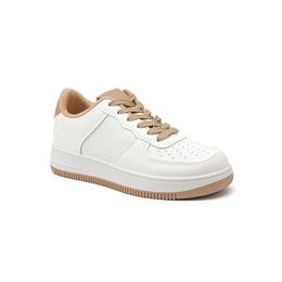 Sixth Sens Sneakers in Wei&szlig;/ Beige - 58% | Gr&ouml;&szlig;e 36 | Damen-sneakers