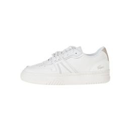 Lacoste Leder-Sneakers in Wei&szlig; - 60% | Gr&ouml;&szlig;e 37 | Damen-sneakers