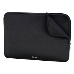 Hama Laptop-H&uuml;lle &raquo;Laptop-Sleeve Neoprene bis 40 cm 15,6" Schwarz&laquo; schwarz Neopren Weiches Innenfutter sch&uuml;tzt die empfindliche Geh&auml;useoberfl&auml;che