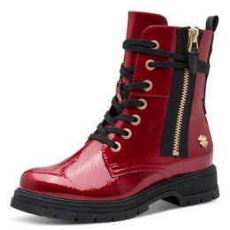 MARCO TOZZI by GMK Damen MARCO TOZZI by GMK Schn&uuml;rboots Blockabsatz, Schn&uuml;rboots mit Zierrei&szlig;verschluss 39