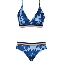 Naturana Bikini-Oberteil in Blau - 58% | Gr&ouml;&szlig;e 38C-Cup | Damen-bademode