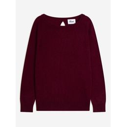 Just Cashmere Kaschmir-Pullover "Abigail" in Bordeaux - 67% | Gr&ouml;&szlig;e M | Damen-pullover-cardigans