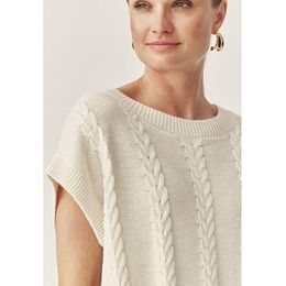 TATUUM Pullunder "Hella" in Creme - 49% | Gr&ouml;&szlig;e XL | Damen-pullover-cardigans