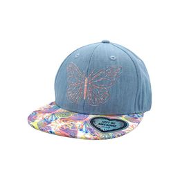 MaxiMo Cap "Schmetterling" in Blau - 13% | Gr&ouml;&szlig;e 51 cm | Kindermuetzen