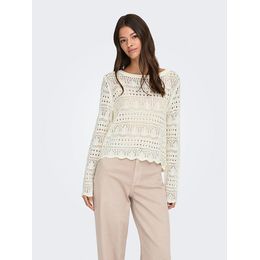 Jacqueline de Yong JDY Pullover "Sun Lay" in Creme - 33% | Gr&ouml;&szlig;e M | Damen-pullover-cardigans