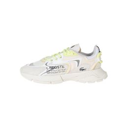 Lacoste Sneakers in Creme/ Gelb - 50% | Gr&ouml;&szlig;e 39 | Damen-sneakers