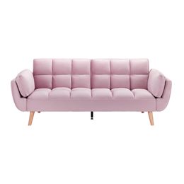 Schlafsofa Cora Rosa Samt