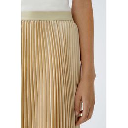 Oui Plisseerock in Beige - 87% | Gr&ouml;&szlig;e 36 | Damenroecke