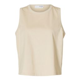 Selected Top 'SLFEssential' Damen Gr&ouml;&szlig;e S beige
