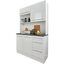 BASIC by Balculina Buffet &raquo;Jazz&laquo; 1 Stk. tlg. Breite 120cm, T&uuml;ren, Schubk&auml;sten, offenes Fach Holzwerkstoff