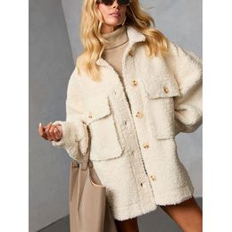 LA Angels Fleecejacke in Creme - 65% | Gr&ouml;&szlig;e S | Damenjacken