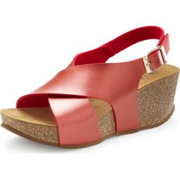 Lascana Damen Sandalette rot Gr&ouml;&szlig;e 41