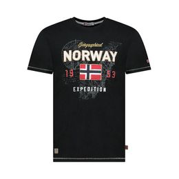 Geographical Norway Shirt "Juitre" in Schwarz - 45% | Gr&ouml;&szlig;e 140 | Kinder-oberteile