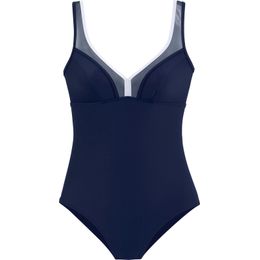 Lascana Damen Badeanzug marine Gr&ouml;&szlig;e 46D