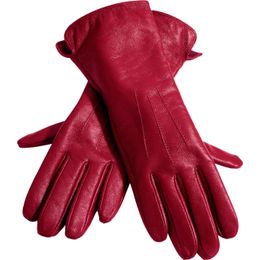 Heine Damen Handschuhe rot Gr&ouml;&szlig;e 8