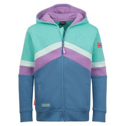Trollkids Sweatjacke "Flekkefjord" in Blau - 39% | Gr&ouml;&szlig;e 152 | Kinder-sweatshirts-jacken
