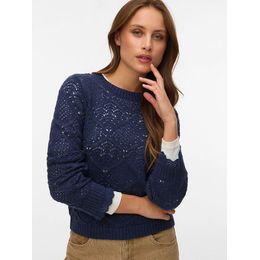V&eacute;ro Moda Vero Moda Pullover in Dunkelblau - 37% | Gr&ouml;&szlig;e L | Damen-pullover-cardigans