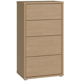 FORTE Kommode &raquo;Alice Springs, Kommode H&ouml;he 99,1 cm, 4 Schubk&auml;sten&laquo; Schubk&auml;sten mit Vollauszug, Grifflos, Push to open Holzwerkstoff