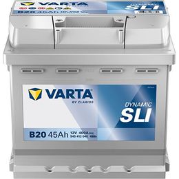 Varta Starterbatterie DYNAMIC SLI 12 V, 45 Ah, 400 A 545413040K262 12V 45Ah 400A f&uuml;r HYUNDAI VW PEUGEOT FIAT / LANCIA CITRO&Euml;N CHEVROLET 5454130406062