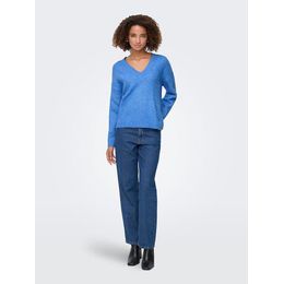 Jacqueline de Yong JDY Pullover in Blau - 50% | Gr&ouml;&szlig;e M | Damen-pullover-cardigans