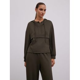 BGN Hoodie in Khaki - 83% | Gr&ouml;&szlig;e 36 | Damen-sweatshirts-jacken