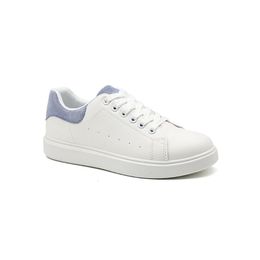 Sixth Sens Sneakers in Wei&szlig;/ Hellblau - 44% | Gr&ouml;&szlig;e 41 | Damen-sneakers